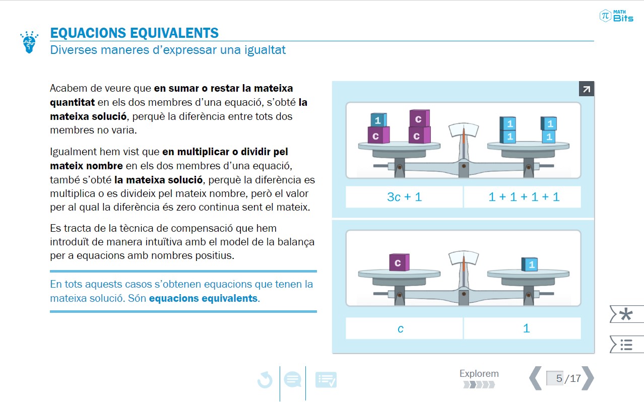 Nombres enters i equacions | Science Teaching